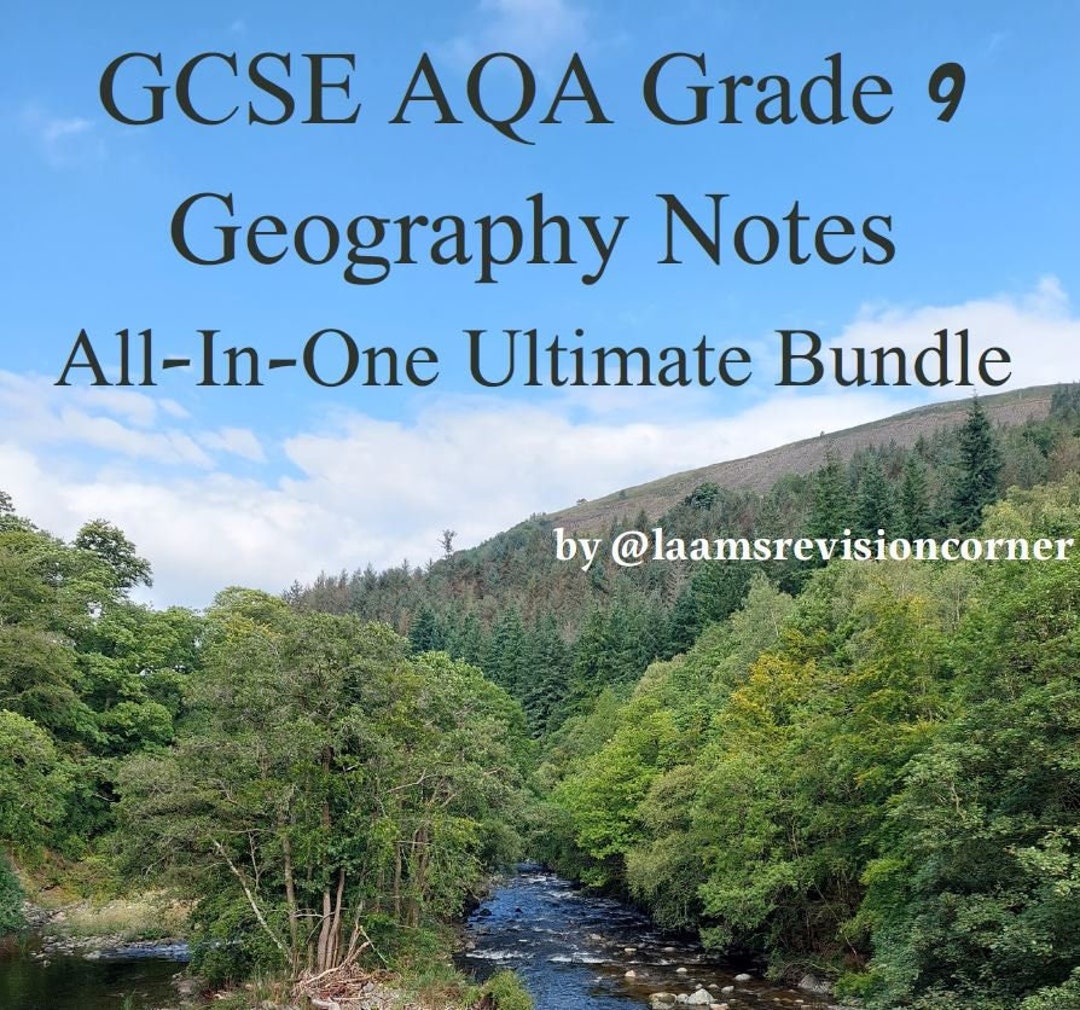 GCSE AQA Grade 9 Geography All-in-one Ultimate Bundle Notes - Etsy