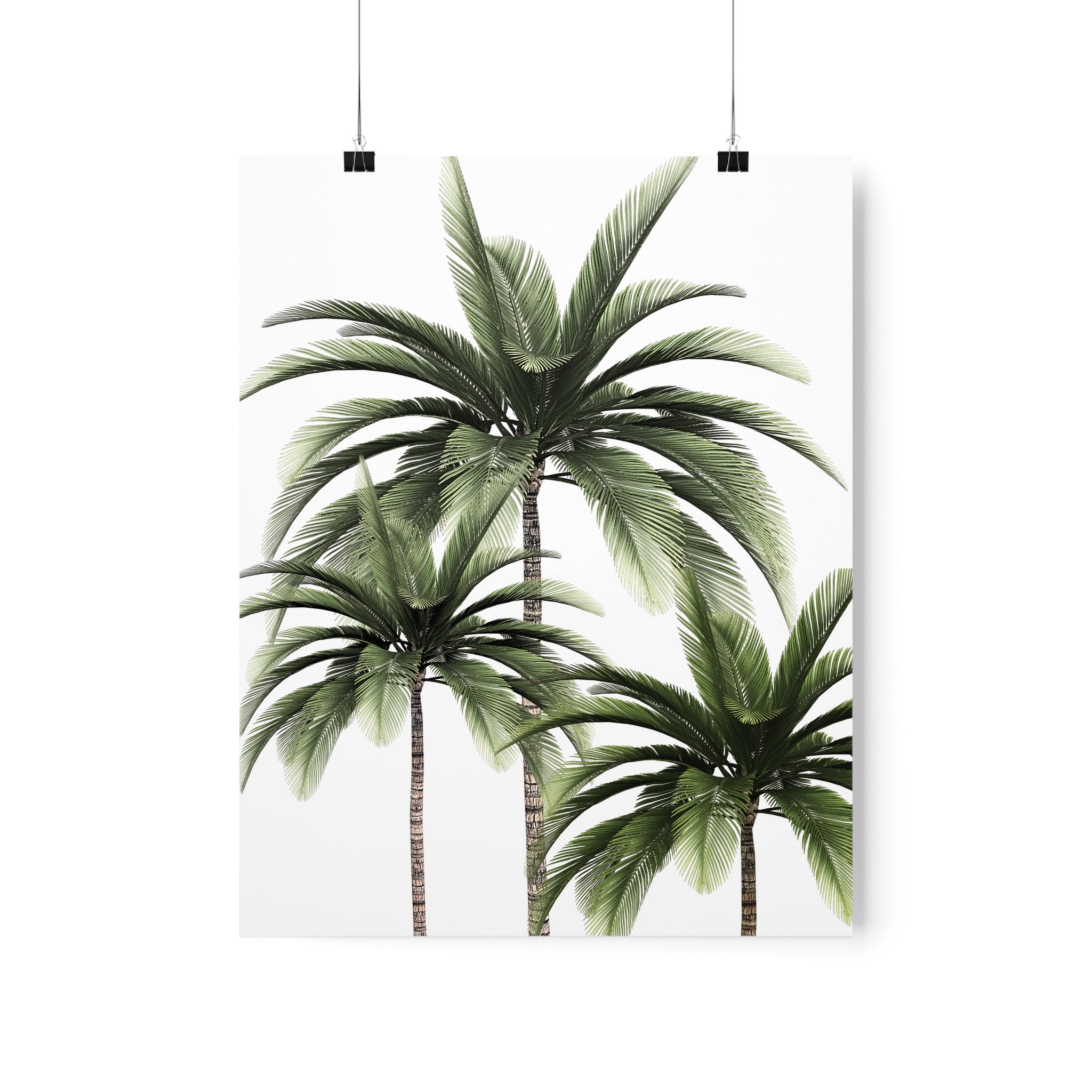 Palm Tree Poster - Etsy