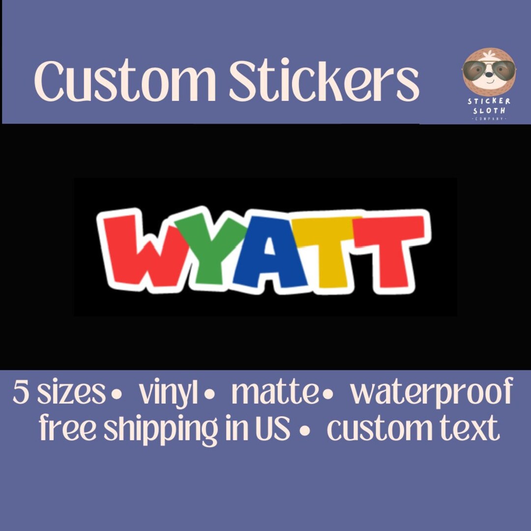 Personalized Mario Name Label | Decal- Die Cut Sticker - Vinyl ...