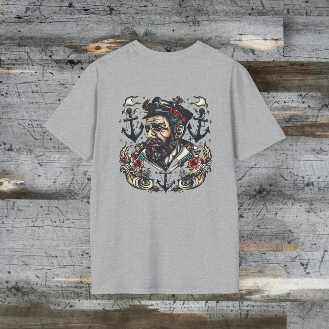 Vintage Sailor T-shirt: 'marinero' Print, Retro Nautical Design, Unisex ...