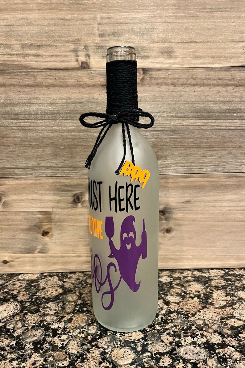 Halloween Themed Decor/wine Bottle Light/fairy Lights/wine Bottle Decor ...
