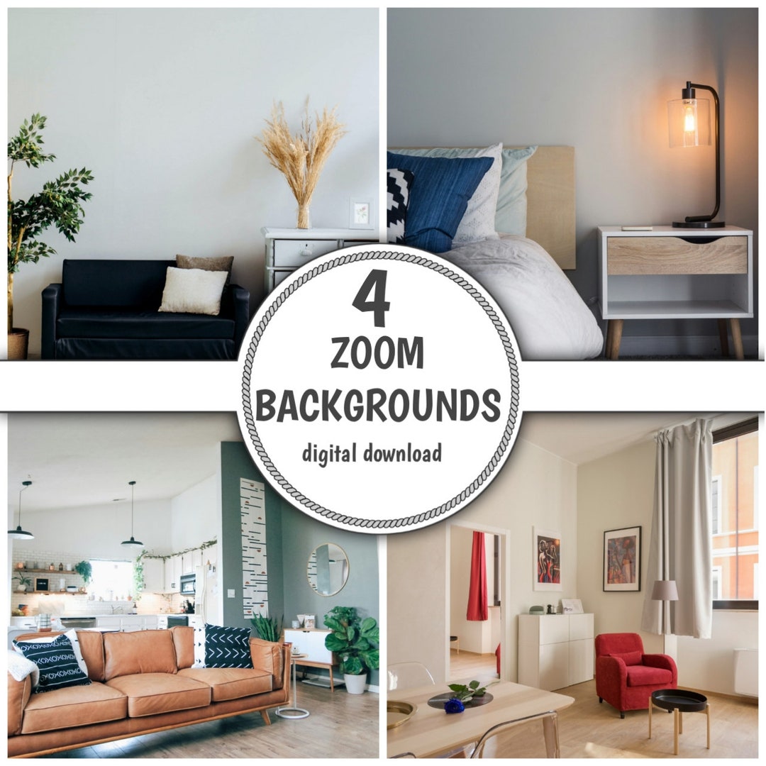 4 Zoom Backgrounds, Zoom Background Office, Zoom Background Home Office ...