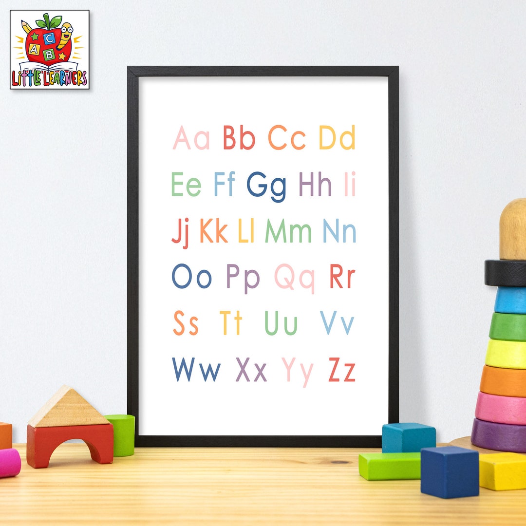 Uppercase and Lowercase Letters Alphabet Printable Rainbow Alphabet ...