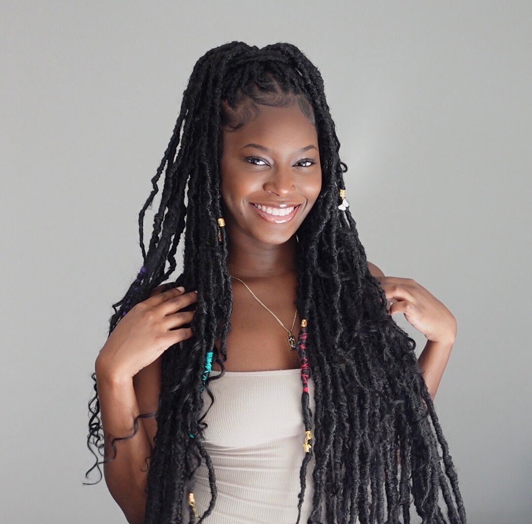 20 Handmade Faux Locs With Human Hair Ends - Etsy