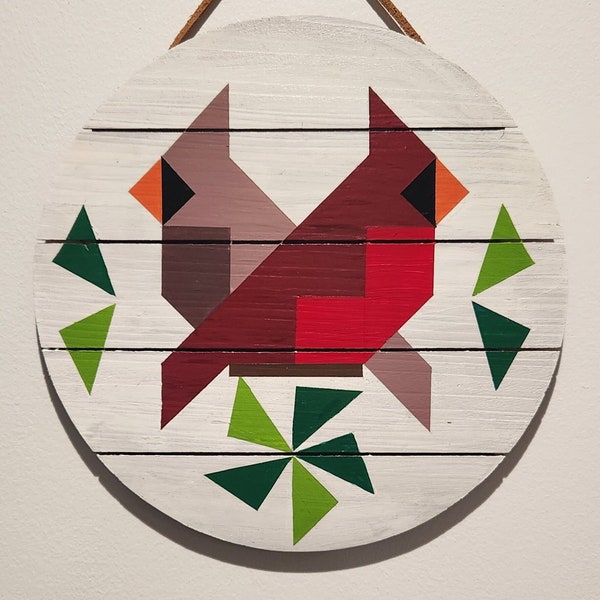 Round Barn Quilt - Etsy