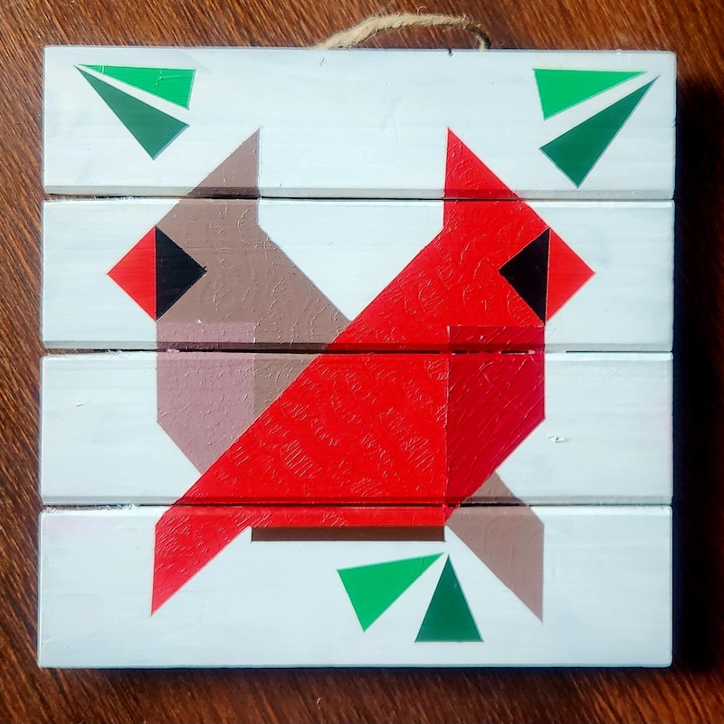 Cardinal Barn Quilts - Etsy