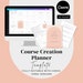 Printable Course Planner Course Creator Planner Template - Etsy