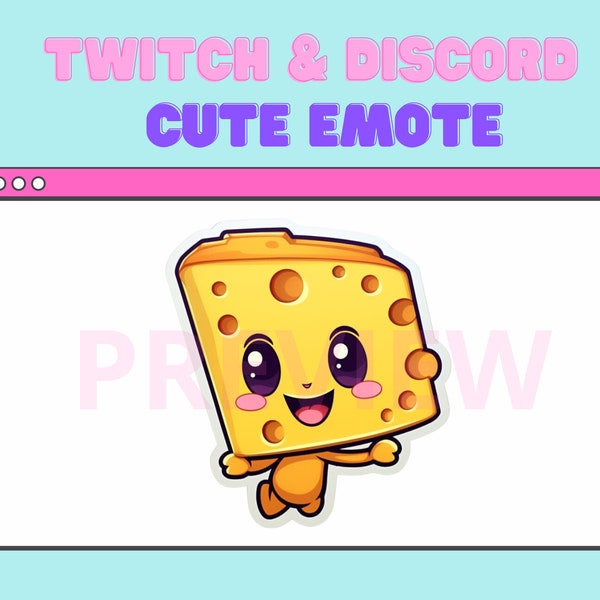 Cheese Emote - Etsy