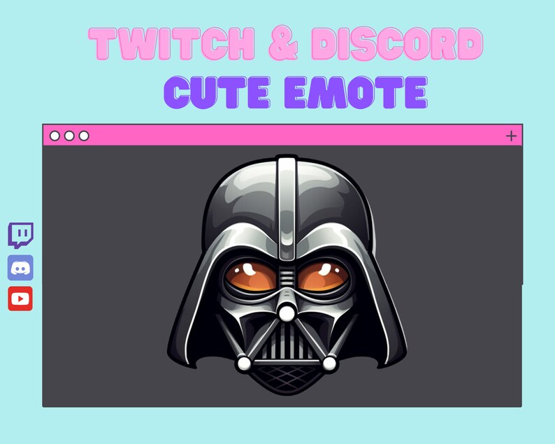 Darth Vader | Star Wars Inspired | Cute Twitch/discord Emote | Starwars ...