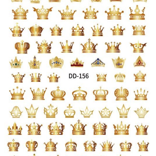 Crown Sticker - Etsy