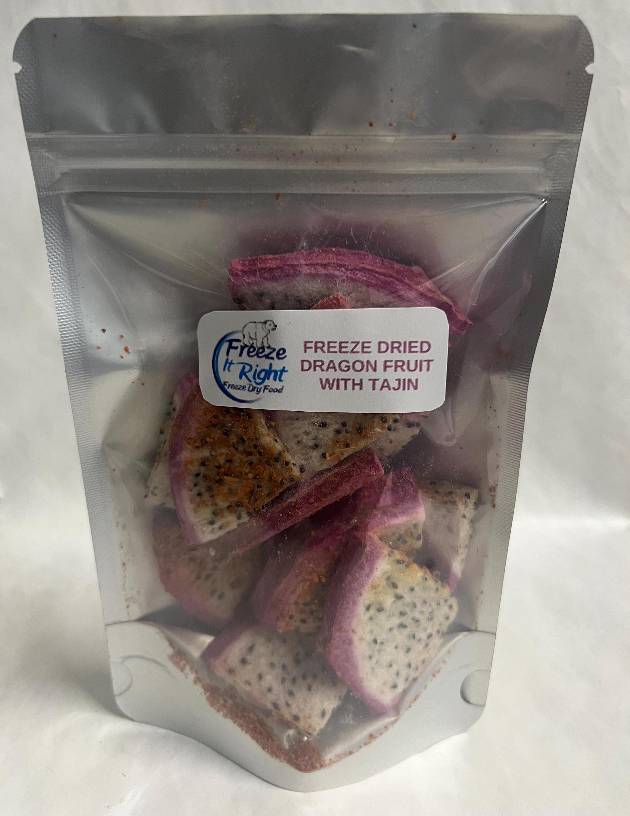 Freeze Dried Dragon Fruit With Tajin Seasoning - Etsy