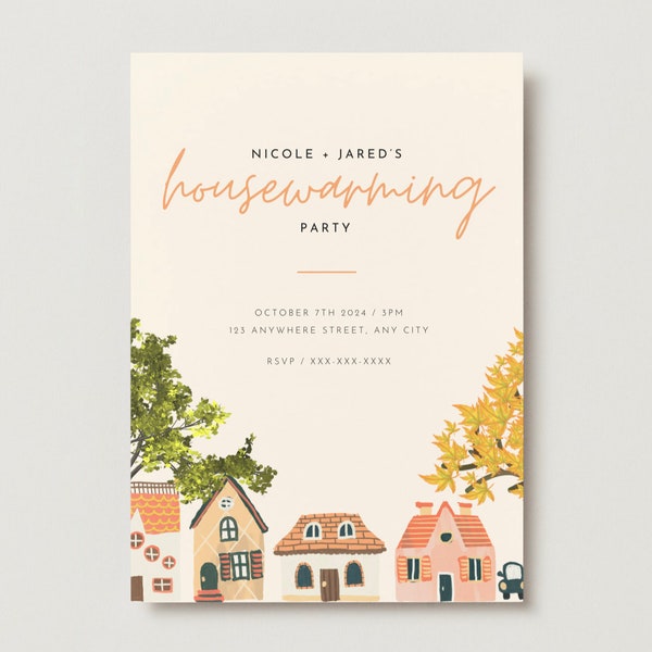 Fall Get Together Invitation - Etsy