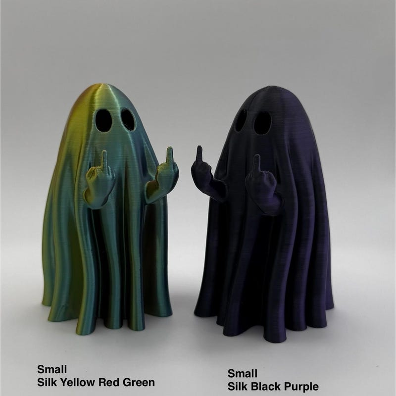 Ghost Middle Finger - Etsy