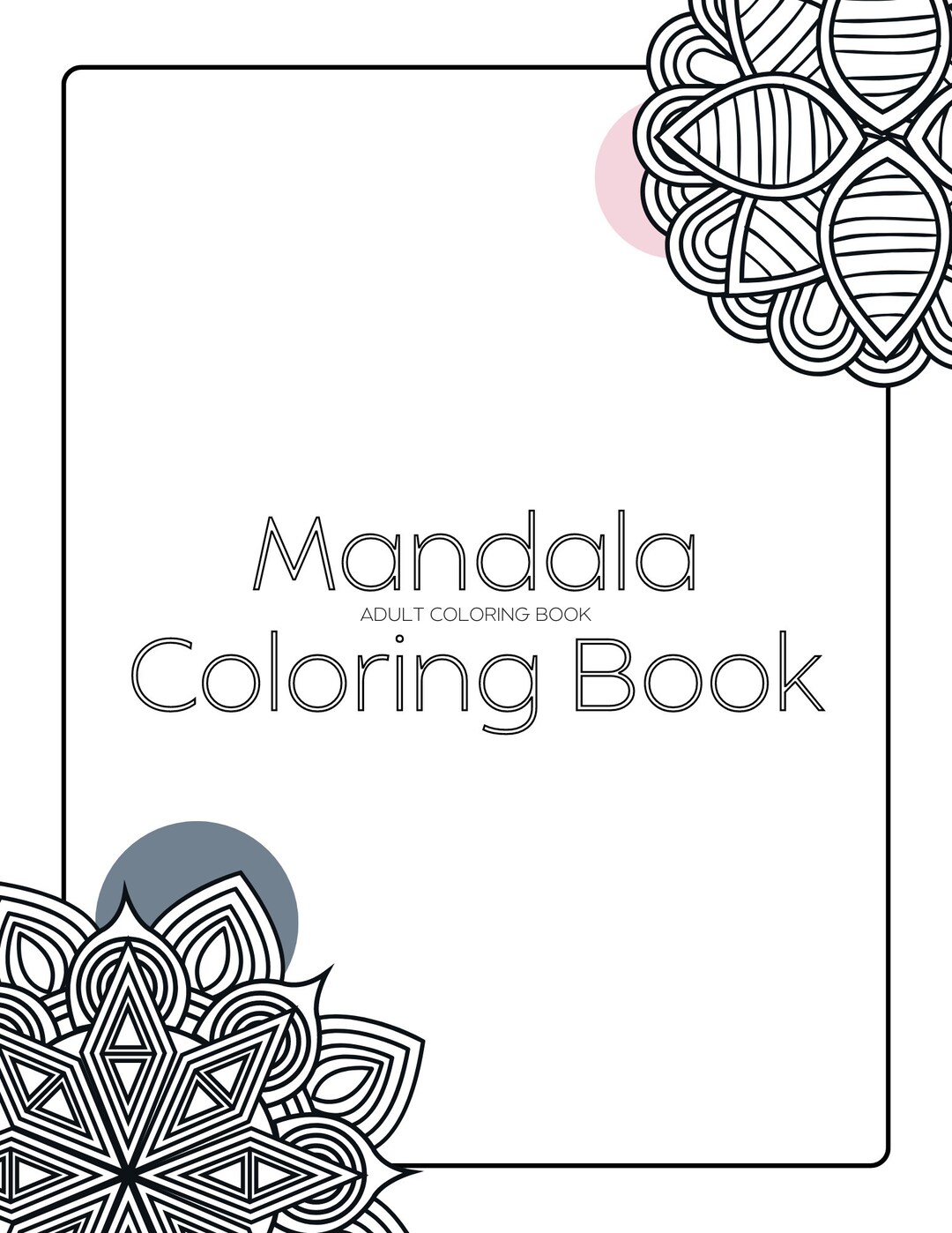 Printable Mandala Coloring Book for Adults and Kids 14 Original Designs ...