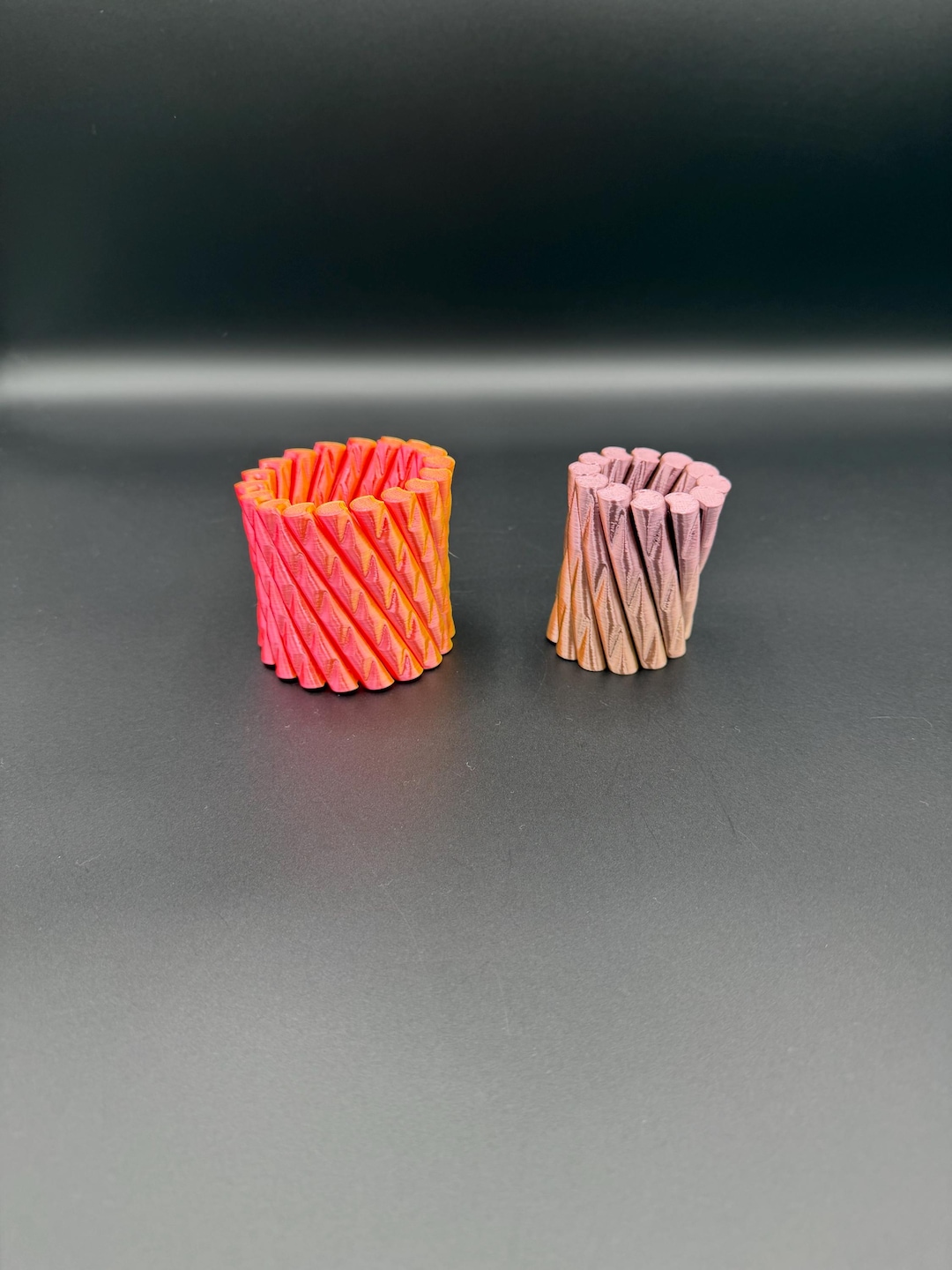 Wobble Ring Fidget Helix 3D Printed Sensory Ring Toy Stress Relief Desk ...