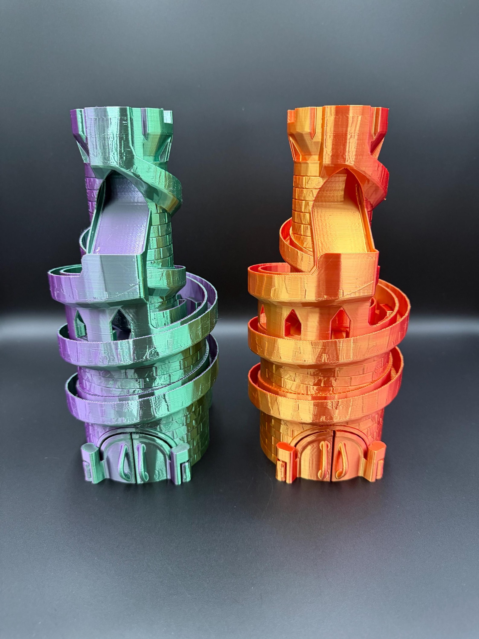 3D Printed Piggy Bank With Multiple Slots & Slide Modern Coin Bank Fun ...