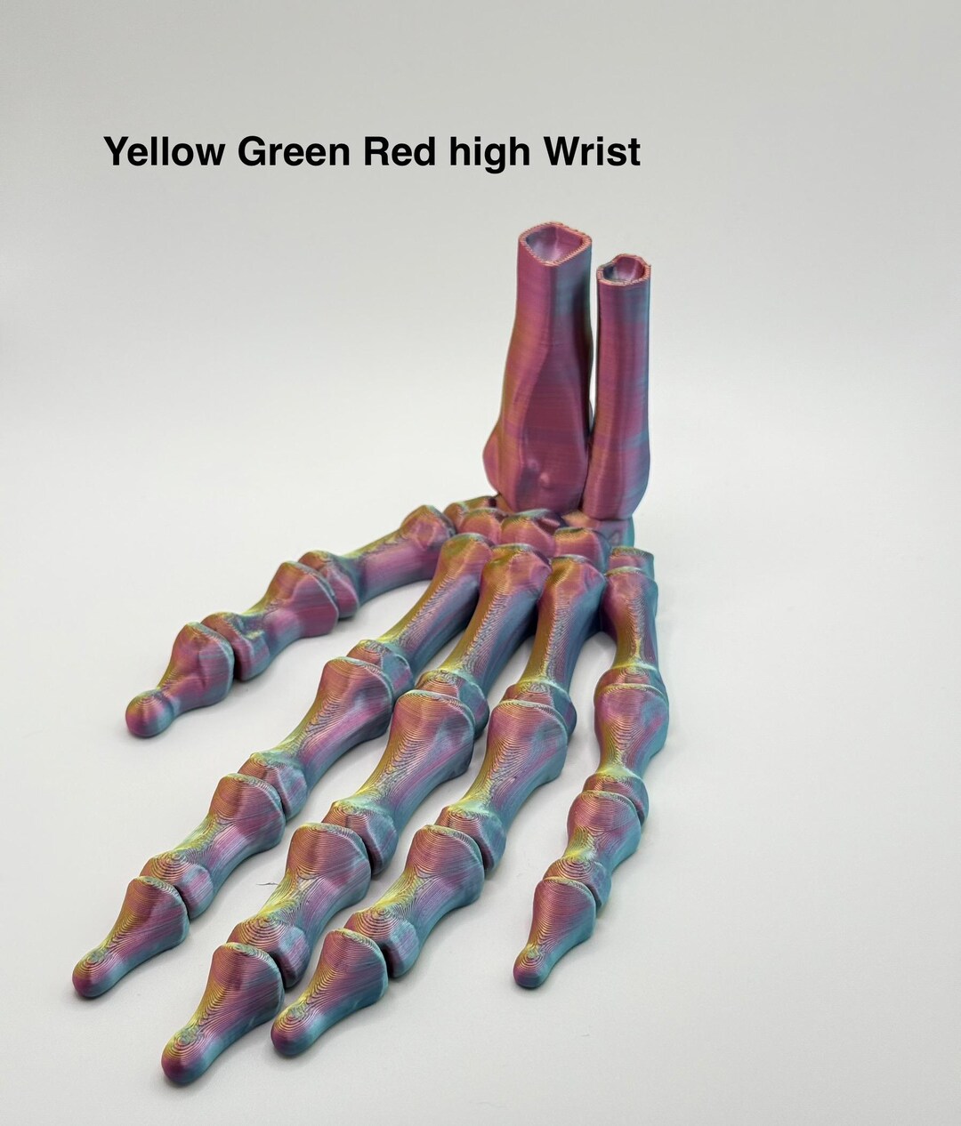 3D Printed Articulated Skeleton Hand Mythical Figurine for Collectors ...