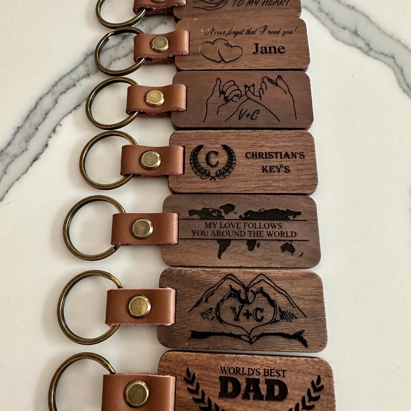 Engraved Key Chain - Etsy