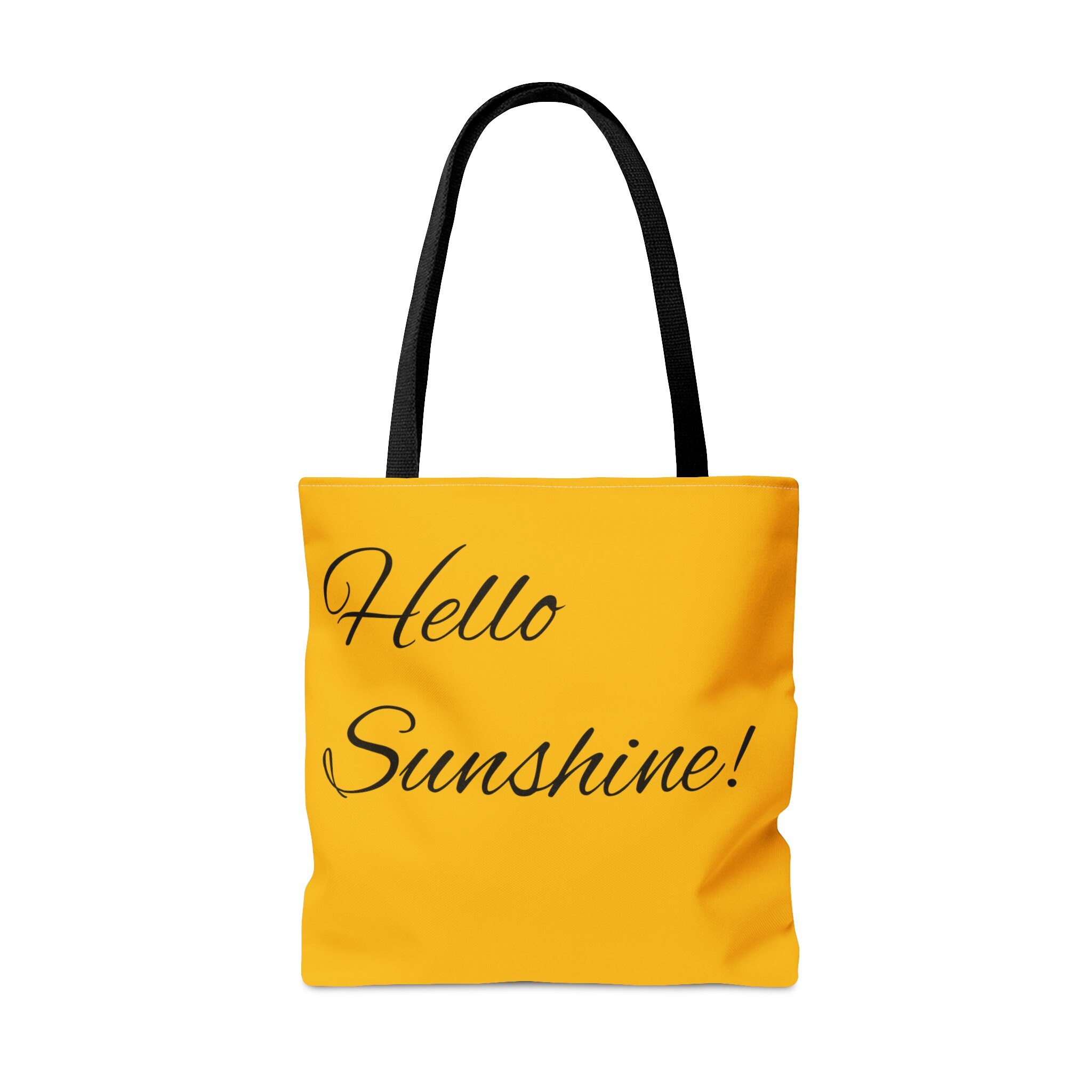 Hello Sunshine Tote Watercolor Sunflower Etsy