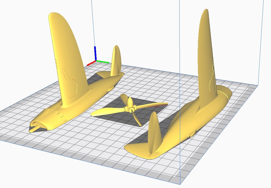 P47-d-razorback STL Files EASY 3D PRINT - Etsy