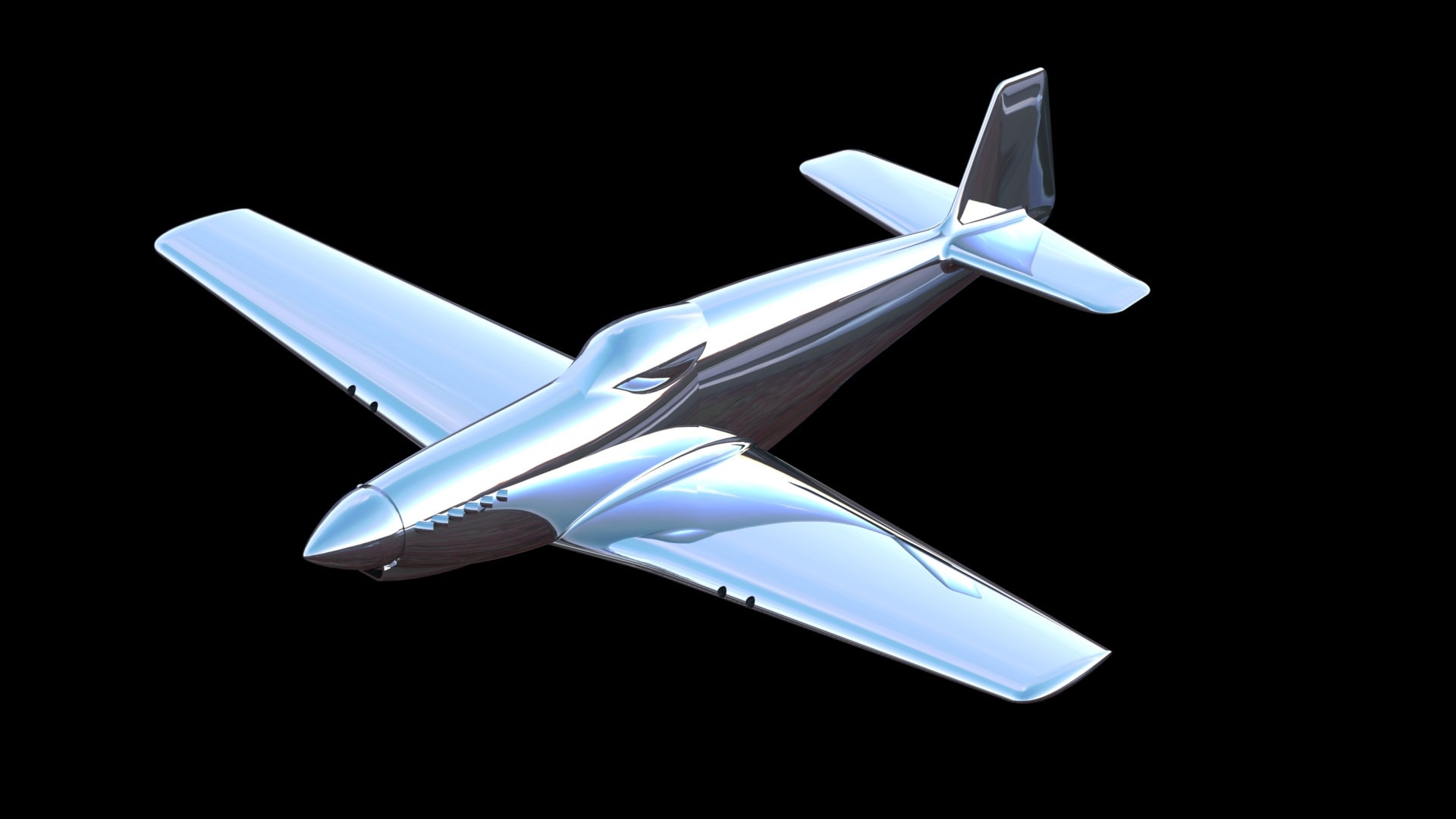 P51 Mustang STL Files EASY 3D PRINT - Etsy