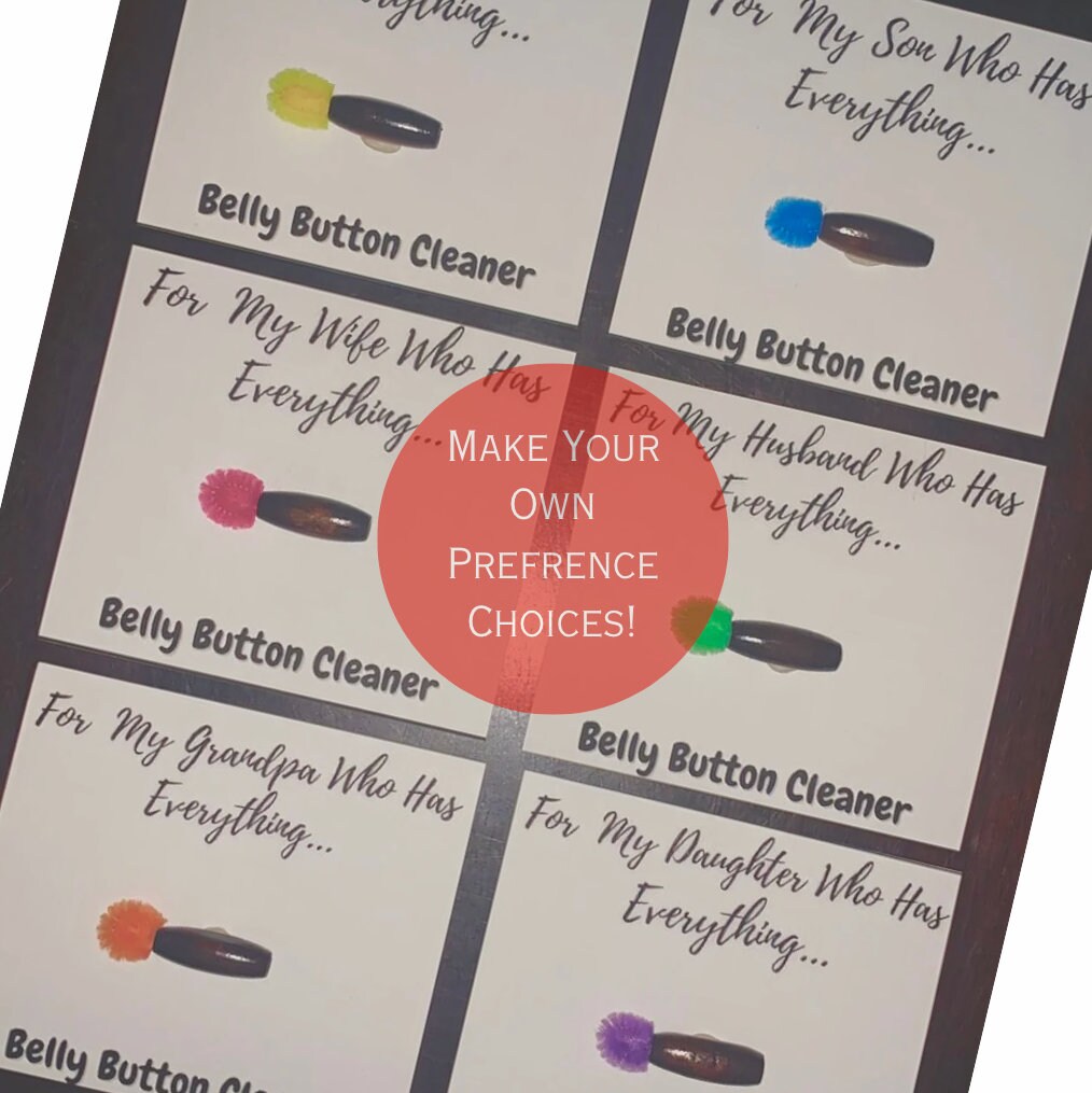 Belly Button Cleaner Gift for Christmas Stocking Stuffers Funny Belly ...