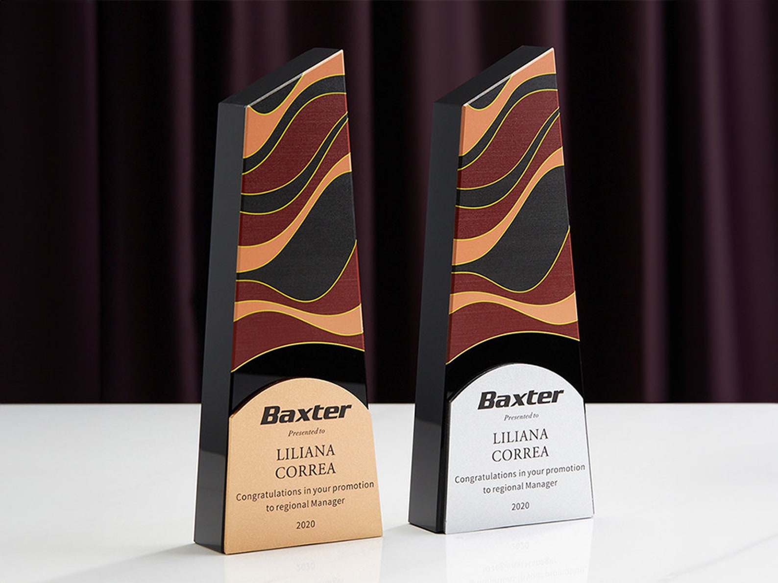 Custom Trophy, Add Logo, Free Typography, Employee Award, Achievement ...