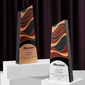 Custom Trophy, Add Logo, Free Typography, Employee Award, Achievement ...
