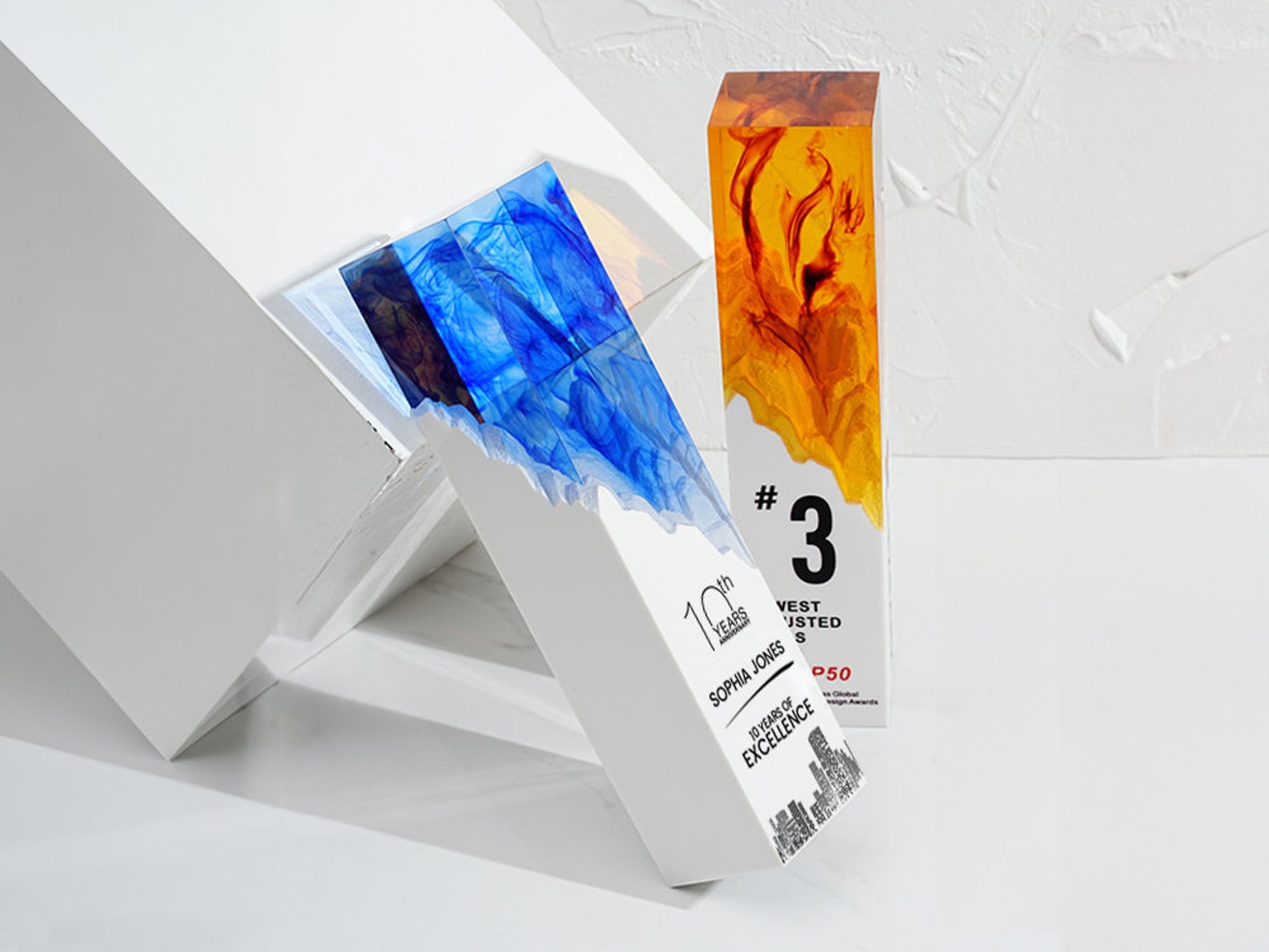 Custom Trophy, Add Logo, Employee Award, Achievement Award, Business ...