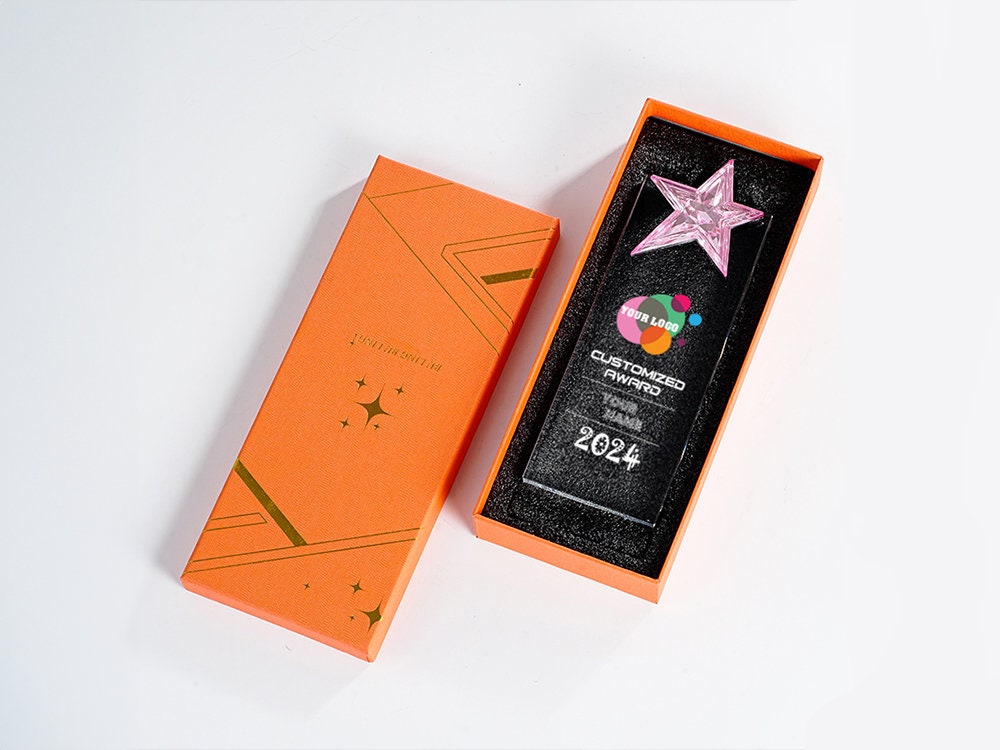 Custom Trophy, Add Logo, Free Typography, Employee Award, Achievement ...