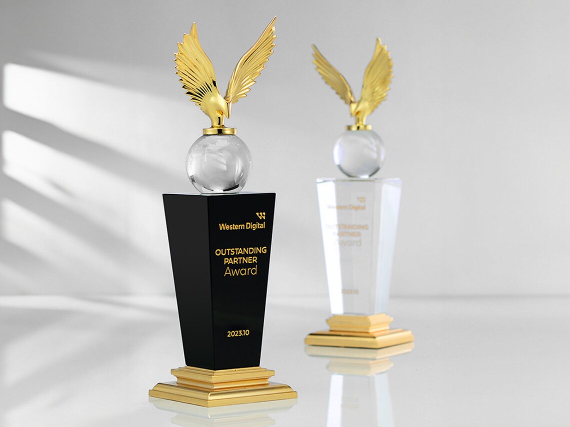 Custom Award, Add Logo, Employee Award, Achievement Award, Business ...