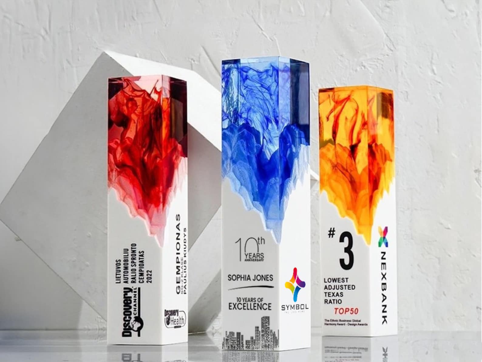 Custom Trophy, Add Logo, Employee Award, Achievement Award, Business ...