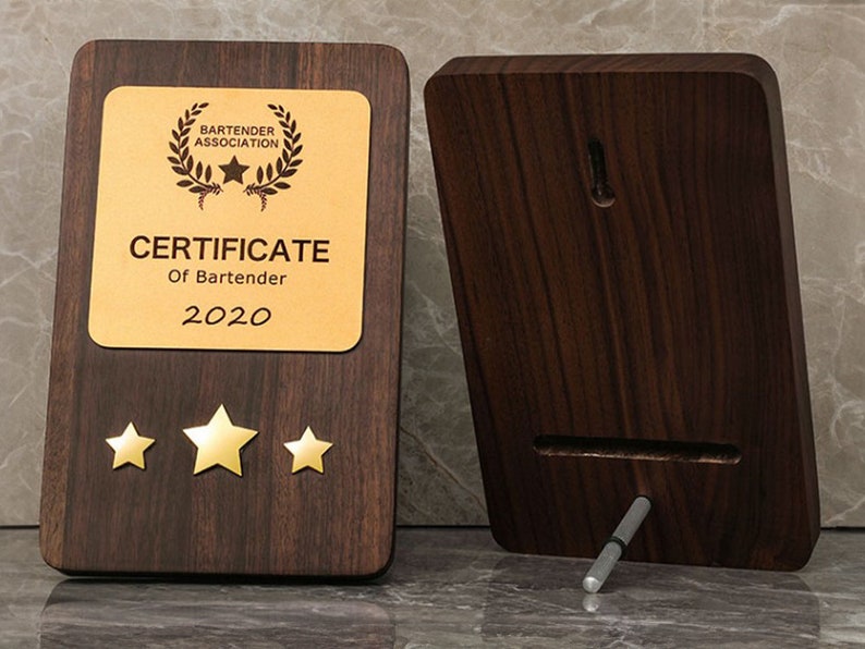 Custom Plaque Add Logo Custom Background Free Design - Etsy