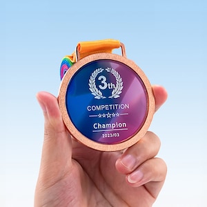 Custom Medal, Add Logo, Free Design, Custom Award, Achievement Award ...