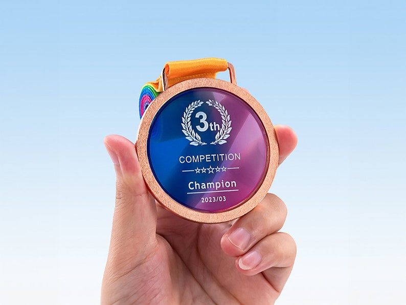Custom Medal, Add Logo, Free Design, Custom Award, Achievement Award ...
