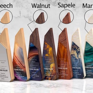 Custom Trophy, Add Logo, Free Typography, Employee Award, Achievement ...