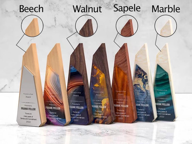 Custom Trophy, Add Logo, Free Typography, Employee Award, Achievement ...