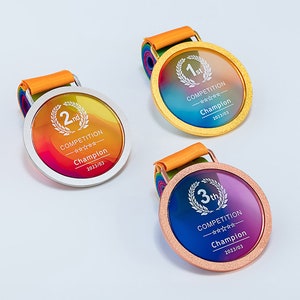 Custom Medal, Add Logo, Free Design, Custom Award, Achievement Award ...