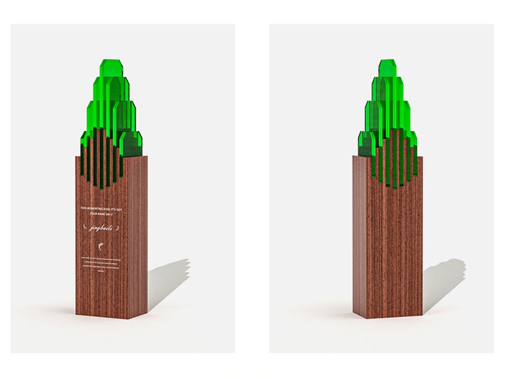 Custom Trophy, Add Logo, Free Typography, Crystal Trophy, Employee ...