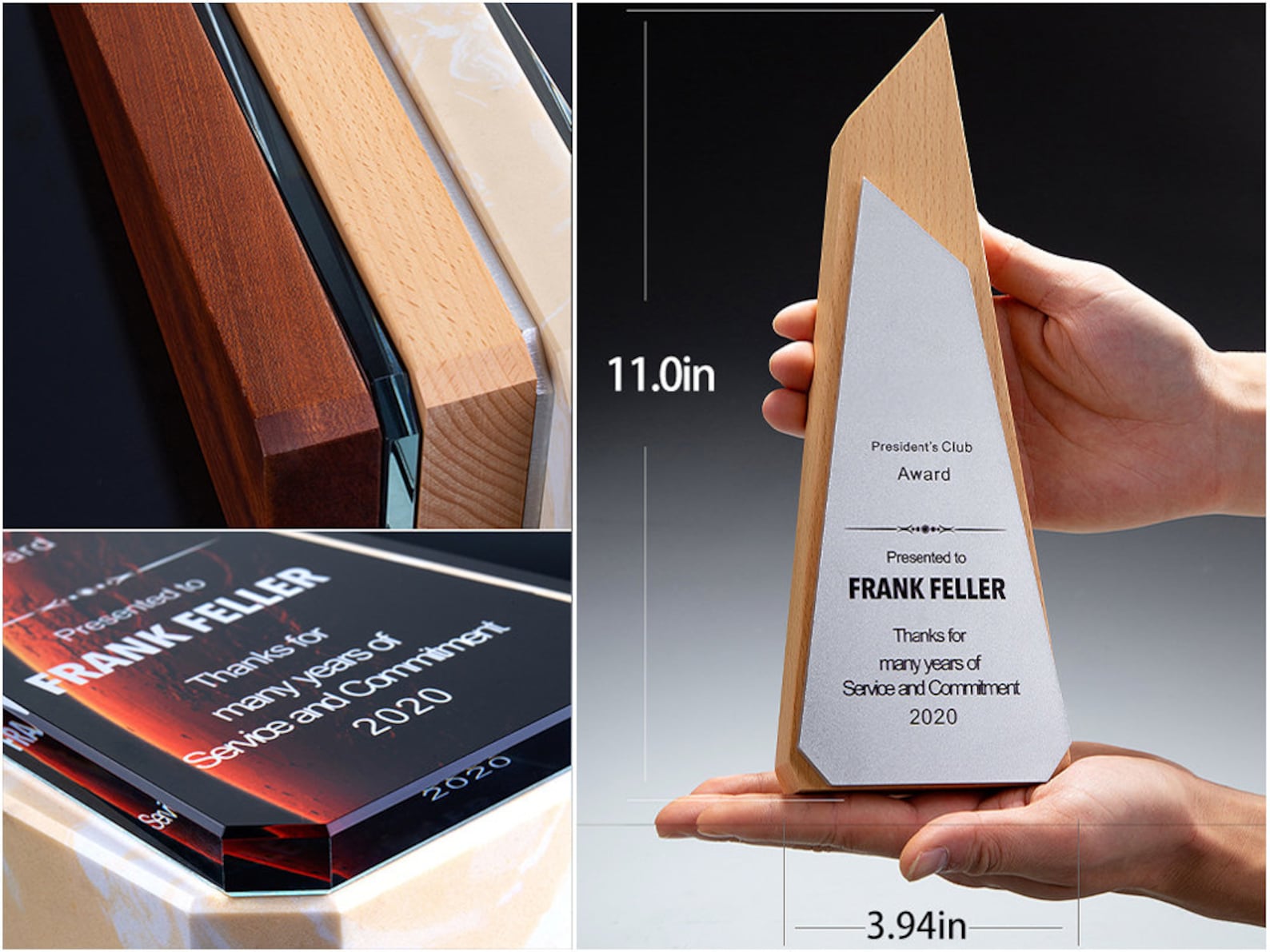 Custom Trophy, Add Logo, Free Typography, Employee Award, Achievement ...