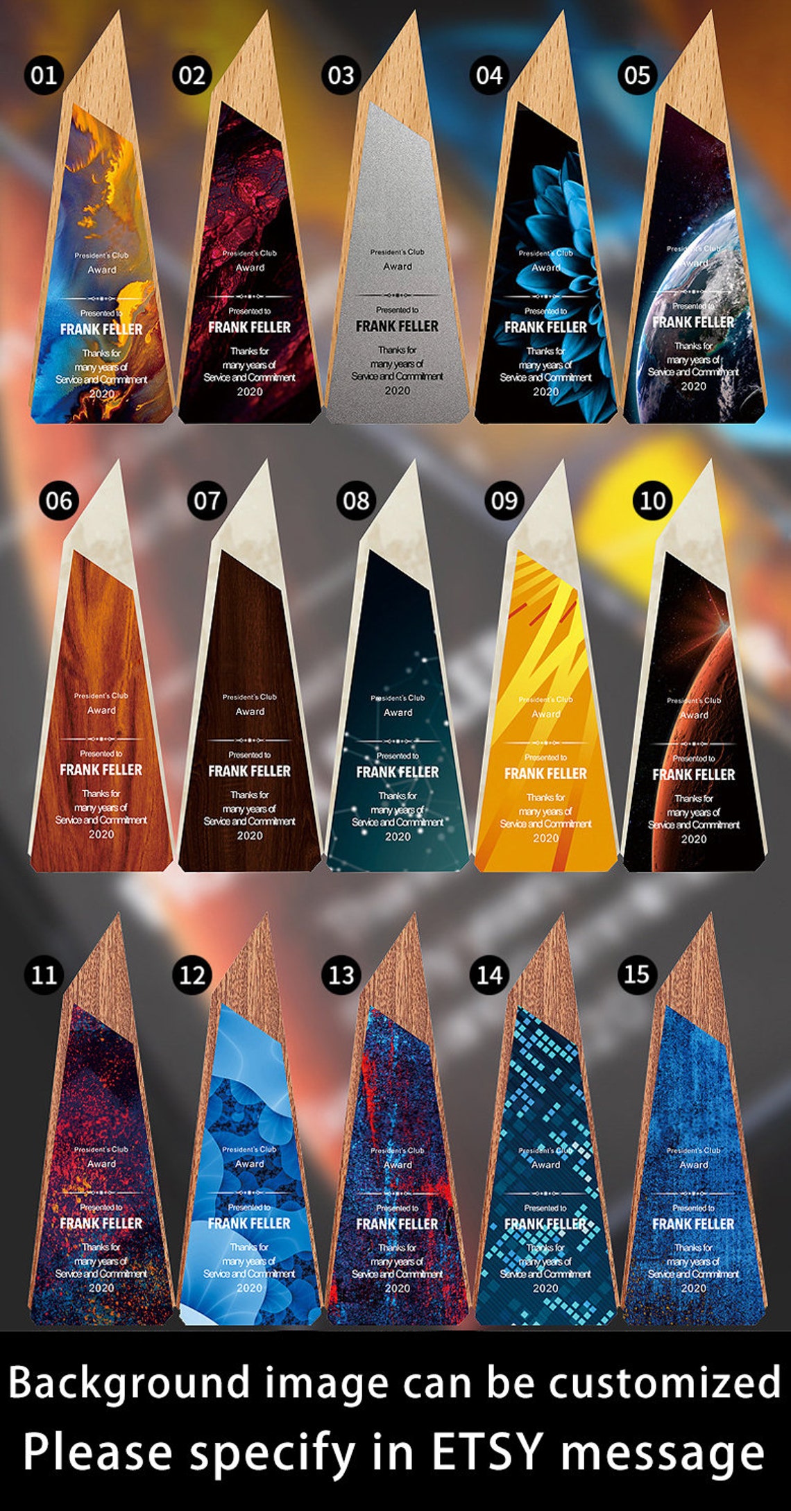 Custom Trophy, Add Logo, Free Typography, Employee Award, Achievement ...