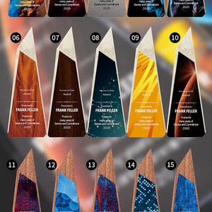 Custom Trophy, Add Logo, Free Typography, Employee Award, Achievement ...