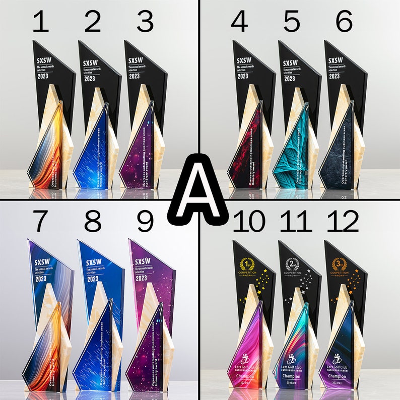 Custom Award Add Logo Custom Background Free Design - Etsy