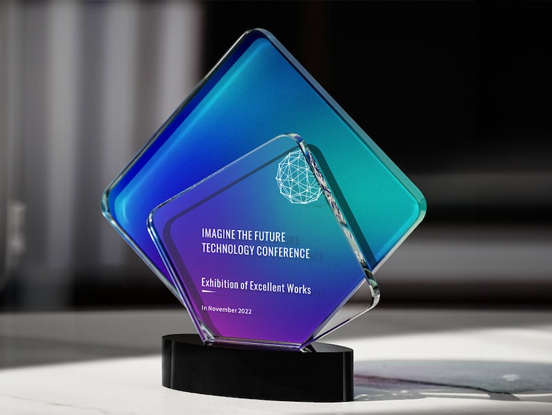 Custom Award, Add Logo, Free Design, Employee Award, Achievement Award ...