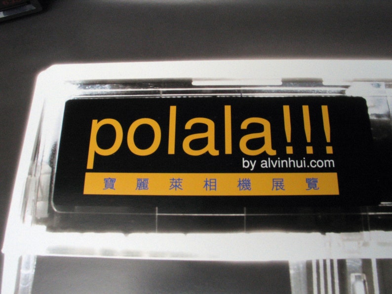 RARE Polaroid Autofocus 660 Clear Camera 2006 Exhibition Polala Poster ...