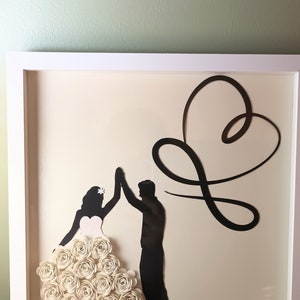 Bride and Groom Wedding Shadow Box Gift - Etsy