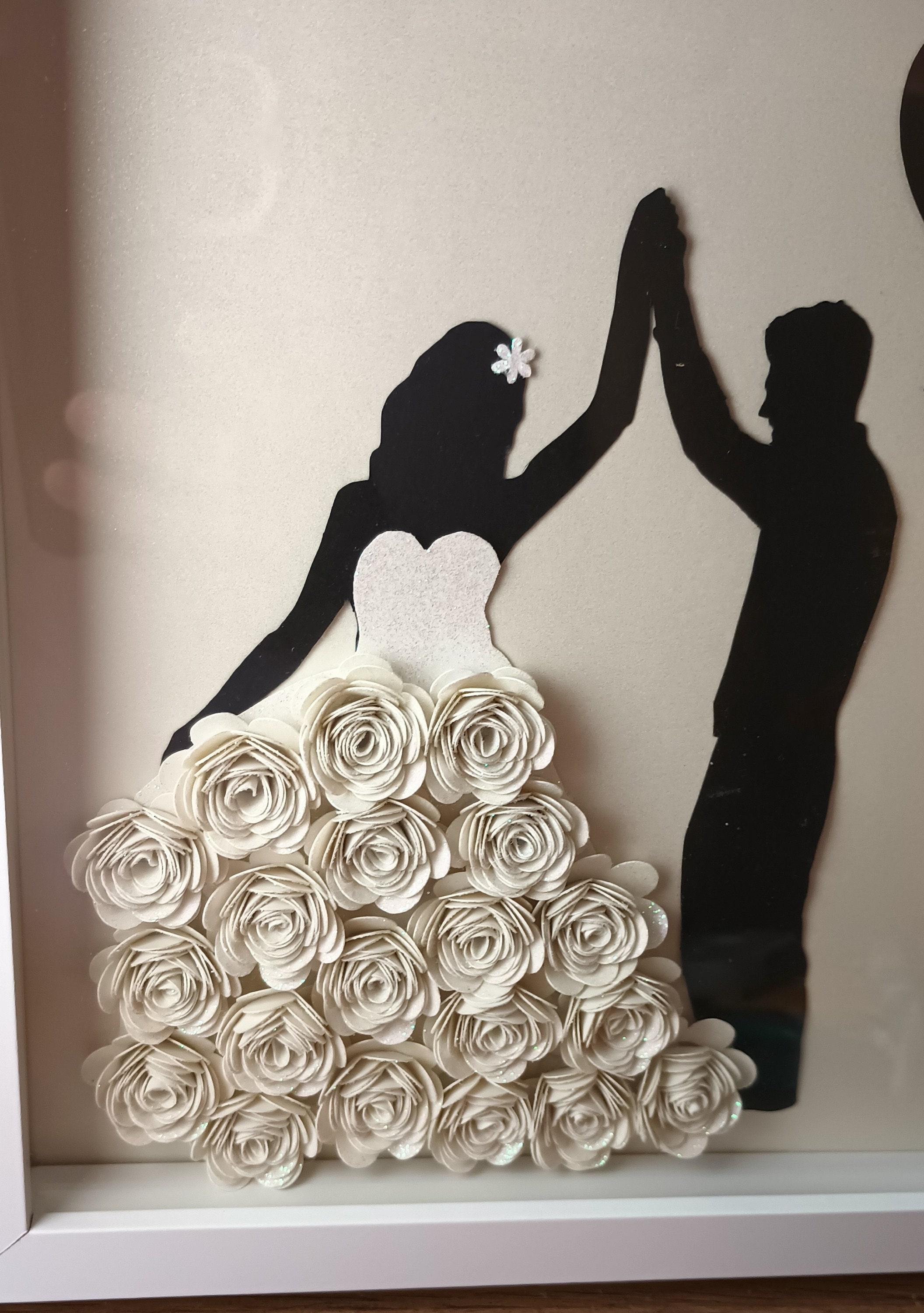 Bride and Groom Wedding Shadow Box Gift - Etsy