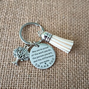 Inspirational Keychain- Thank You Theme - Etsy