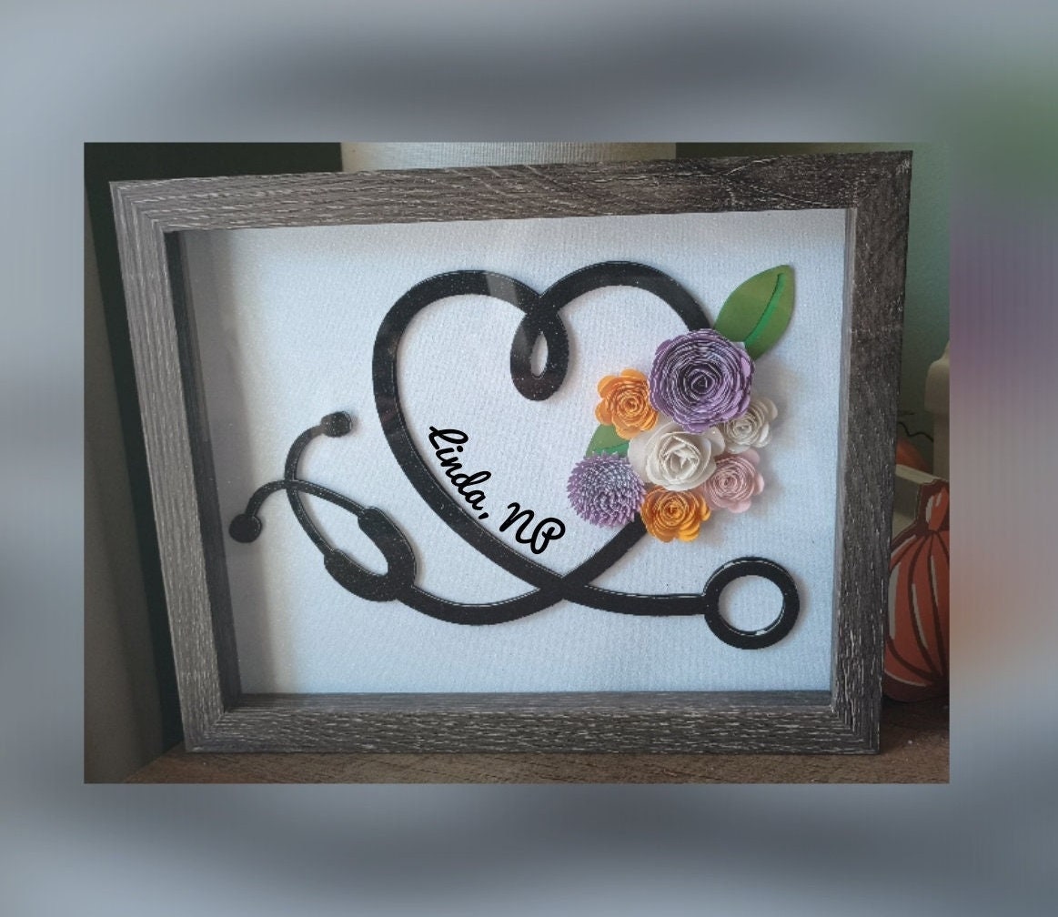 Healthcare Worker Shadow Box - Etsy