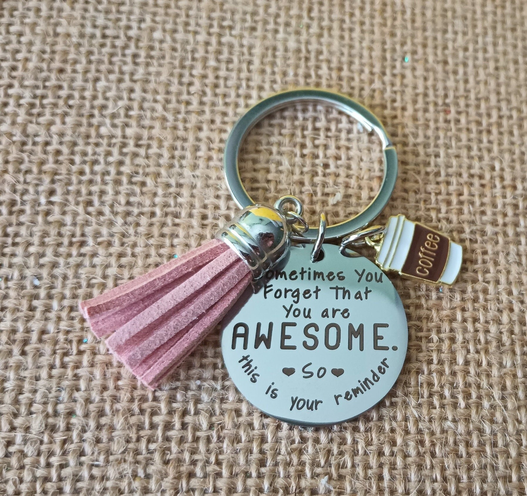 Inspirational Keychain-you Are Awesome - Etsy